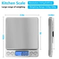 Digital Kitchen Scale, 500g x 0.01g Gram Scale, Small Pocket Scale with ...
