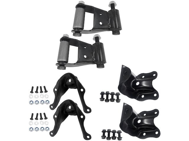 Rear Leaf Spring Shackle and Bracket Kit - Compatible with 1986 - 1997 ...