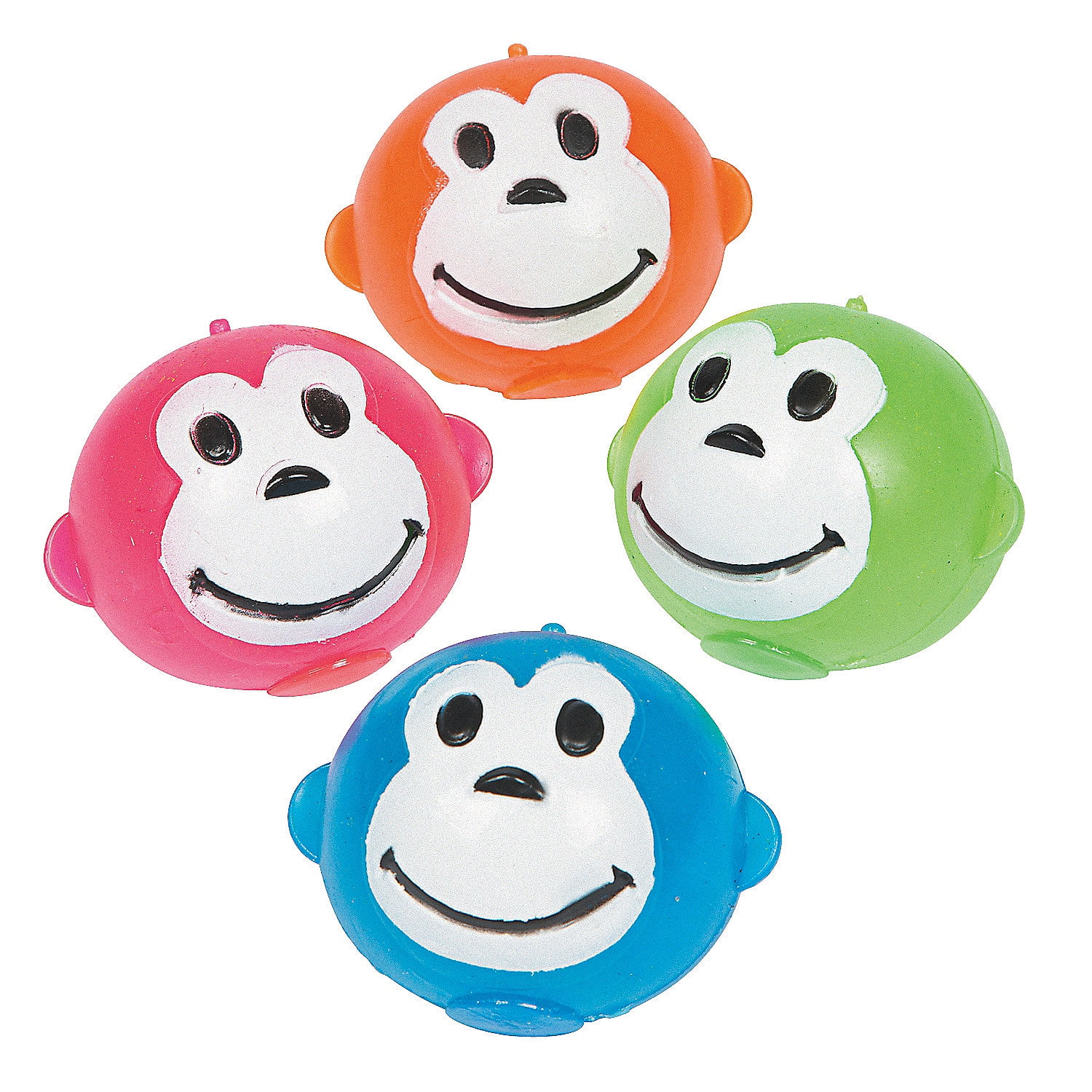 Neon Monkey Splat Ball - Party Favors - 12 Pieces - Walmart.com