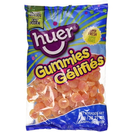 Huer Sour Peach Slices Gummies, 1kg - Pack of 1 | Walmart Canada