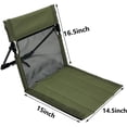 2 Pack Foldable Camping Chairs with Mesh Backrest,Ultra-Light Portable ...