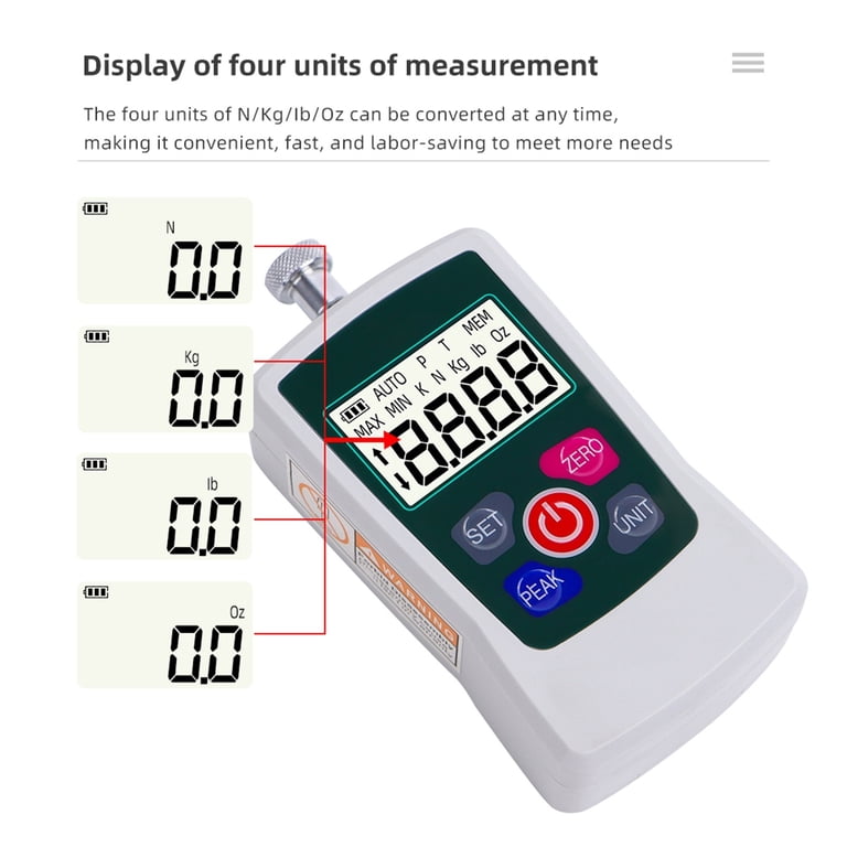 Force Gauge LEPREM Digital Push Pull Gauge Series Push Pull Digital ...