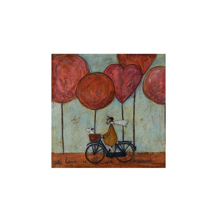 Click here for Sam Toft Love Is All Around Print 30cm X 30cm prices