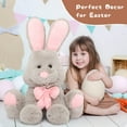 "MorisMos Giant Easter Toy - 31.5"" Large Soft Bunny Rabbit Plush ...