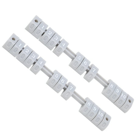 Tbest 2pcs Table Football Score Counter 10 Numbers Foosball Scoring ...