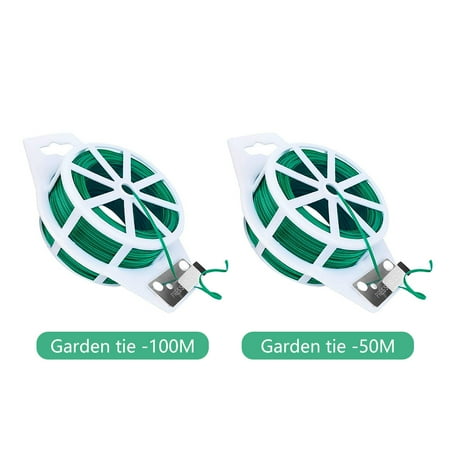Gardening Twist Tie Plastic-Coated Wire Rubber-Coated Binding Rope ...