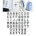 Alphabet Sew On Letters Applique Iron On Embroidered for Shirts Bags ...