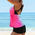 Danhjin Tankinis Swimsuits For Women Tummy Control Plus Size Bathing