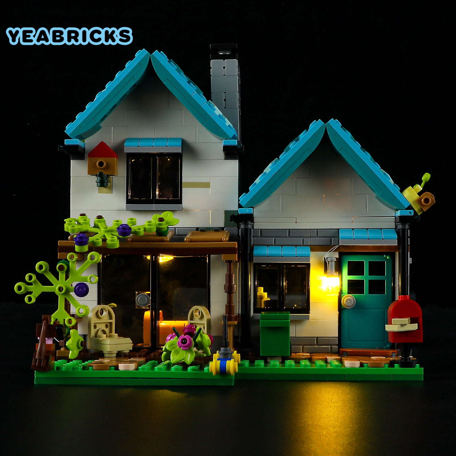 YEABRICKS LED Lighting Kit Compatible with LEGO Creator 3 in 1 Cozy ...