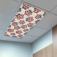 2 Pack Paw Prints Fluorescent Light Covers for Ceiling Lights Stars ...