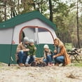 HIKERGARDEN 6 Person Camping Tent - Windproof, Easy Set Up, Portable ...