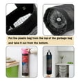 3PCS Reusable Bag Holder, Folding Hanging Trash Dispensers with Hooks ...
