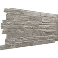 Ekena Millwork 49"W x 25 1/2"H x 1 1/4"D Acadia Ledge Stacked Stone ...