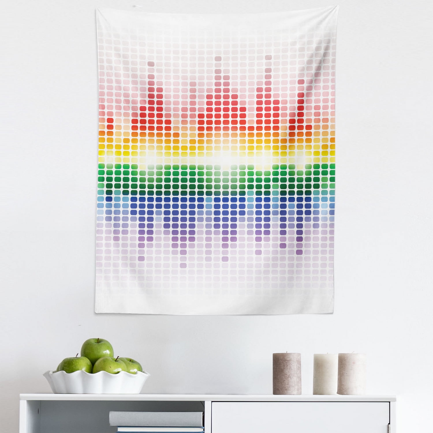 Music Tapestry, Rainbow Digital Style Equalizer Amplifier Recording ...