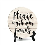 Barnyard Designs Wash Your Hands Sign Primitive Country Farmhouse ...