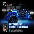 Mzs 8pcs Motorcycle Led Stf9 Light Kit Multi Color Neon Rgb Strips Motorcycle Led Underglow Kit