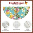 Bogiau Cute Pineapples Pattern Christmas Tree Skirt with Ties ...