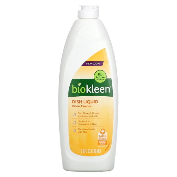 Biokleen Liquid Dish Soaps, Citrus Scent, 25 Fluid Ounce - Walmart.com