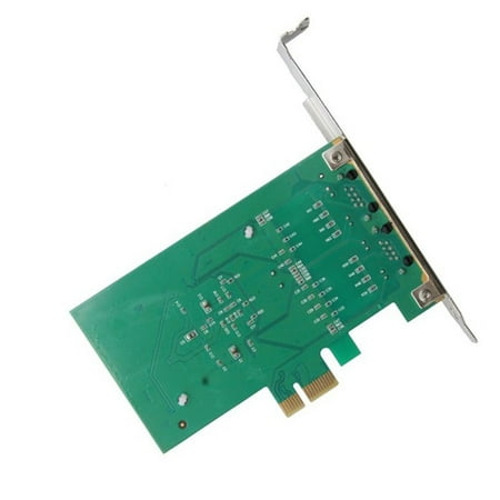 Gigabit Ethernet PCI-E Network Controller Card 10/100/1000Mbps Rj45 X2 ...