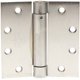Hager Template Spring Hinge, 4-1/2 In. X 4-1/2 In., Dull Chrome, 3-Pack ...