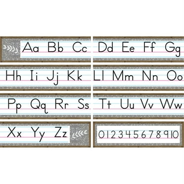 Creative Teaching Press Cursive Alphabet Line Bulletin Board Set ...