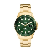 Fossil Men's Fossil Blue Dive Three-Hand Date, Stainless Steel Watch ...