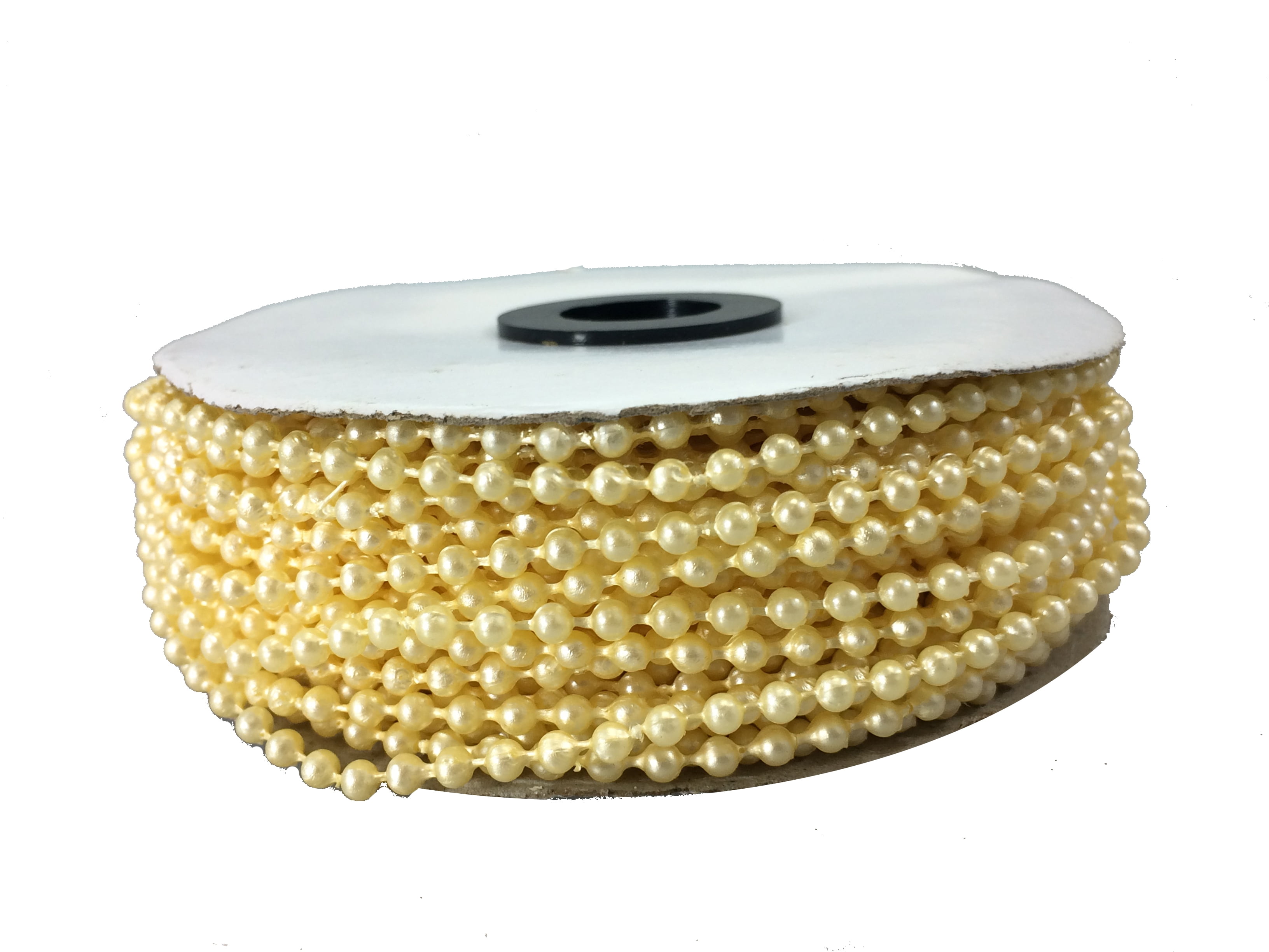3mm Pearl Plastic Beads on a String Ivory (Cream) - Walmart.com