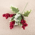 Red Artificial Berry Stems Fabric Cloth Flowers for Wedding Home Decor ...