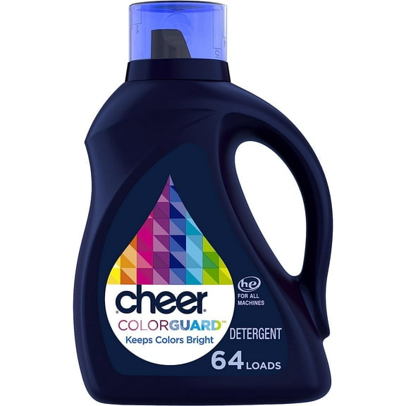Cheer Free Liquid Laundry Detergent, 100 fl oz, 64 Loads, Ideal for ...