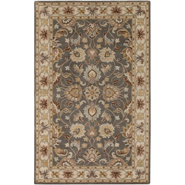 Mark&Day Area Rugs, 7x9 Paris Traditional Khaki Area Rug (7'6" x 9'6 ...