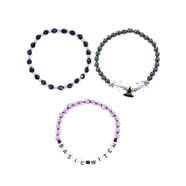 Claire's Tween Multi-color Moon and Stars Braided Bracelets Set, 5 ...