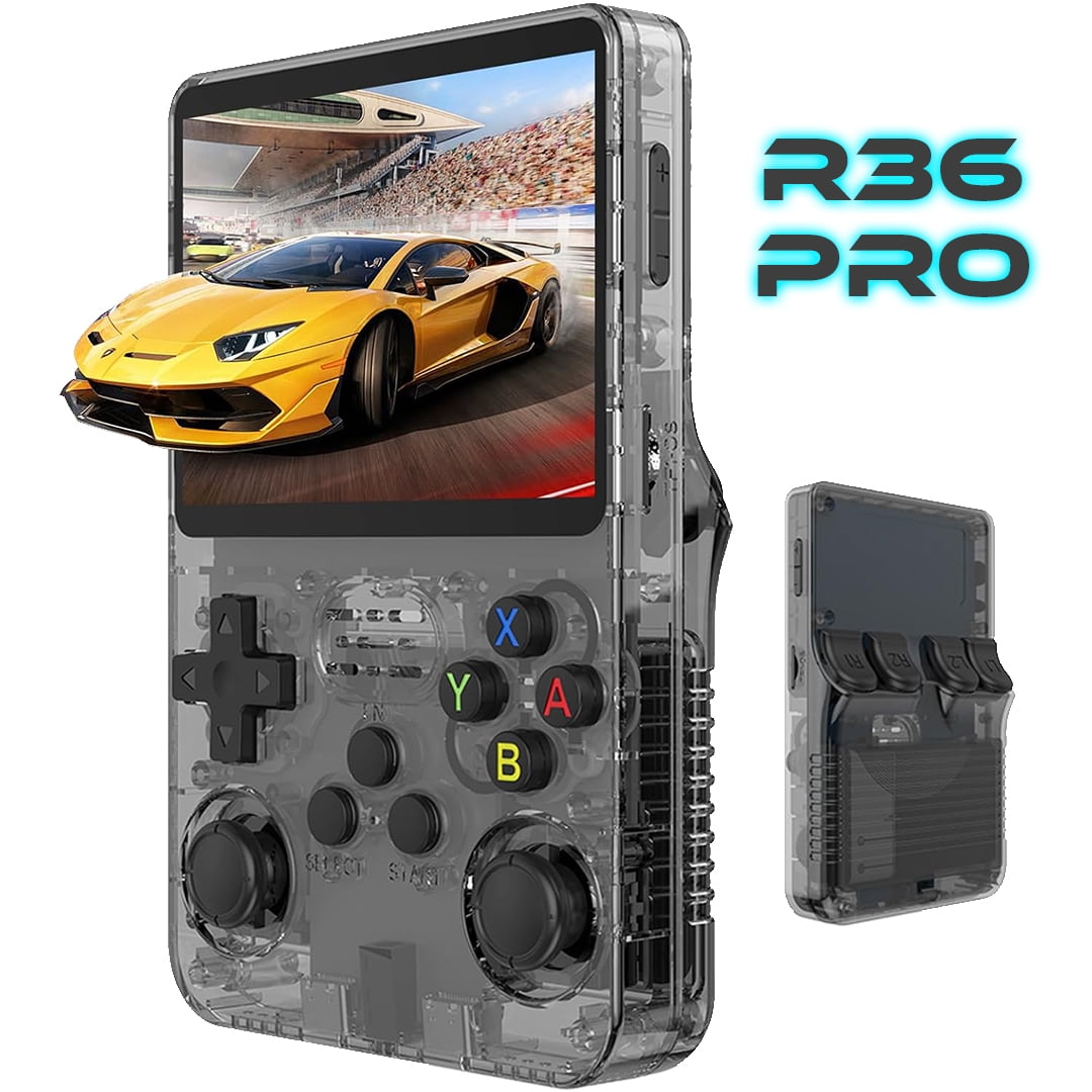 Mini Consola de juegos Retro R36-PRO Arcade emulador portatil Negra ...
