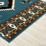 Allstar Light Blue Woven High Quality Rug. Traditional. Persian. Flower ...