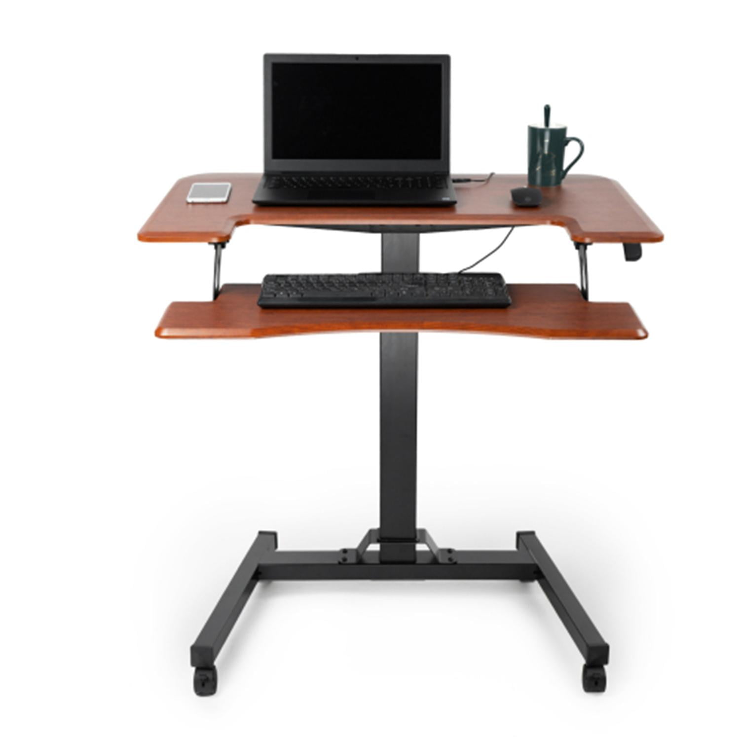 Pneumatic Height Adjustable Laptop Desk, Multifunctional Desk with ...