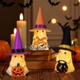 Battery Powered Luminous Ghost Figurine Ornaments with Soft Night Light ...