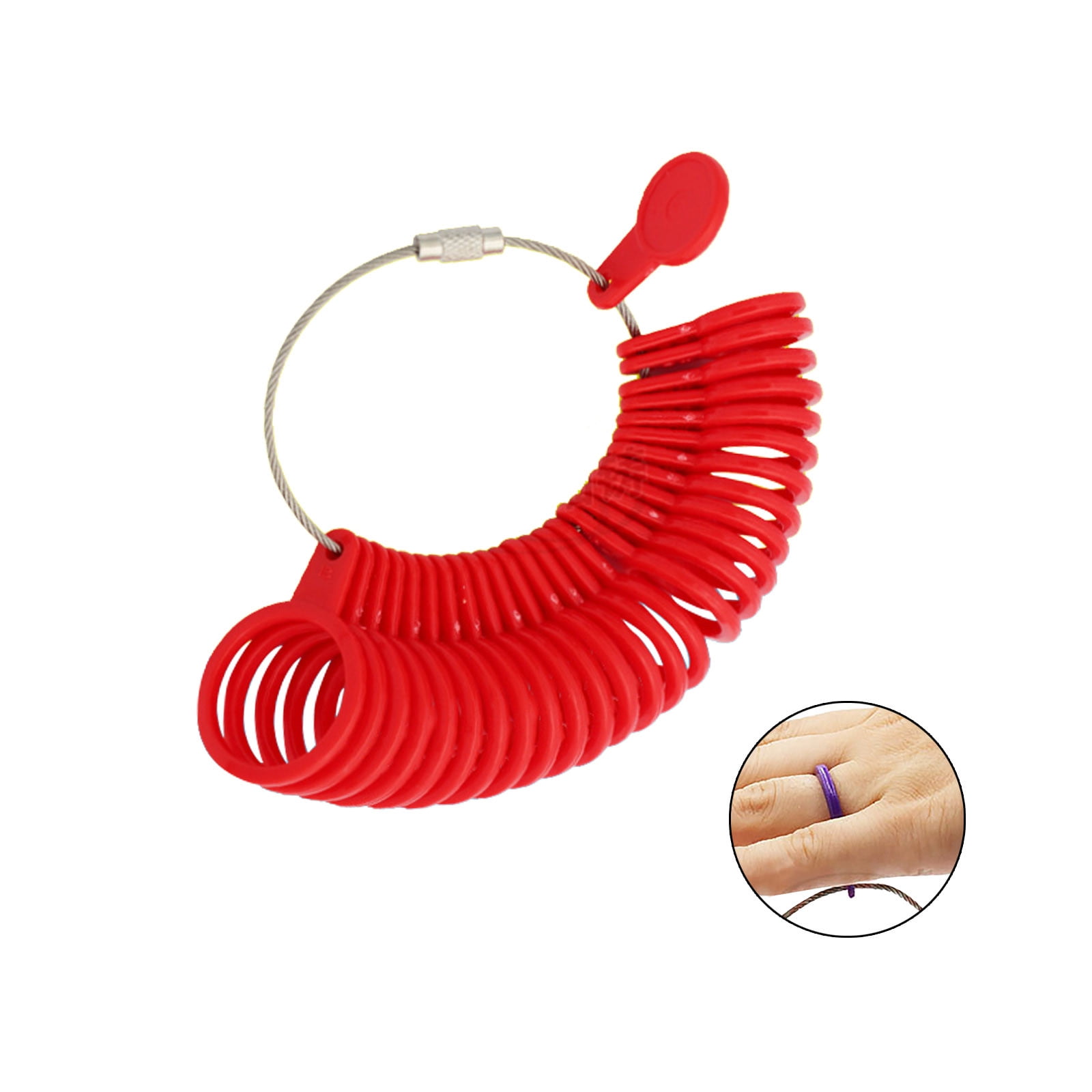 Click here for Kcavykas Watches  Jewelry Ring Size Measuring Tool... prices