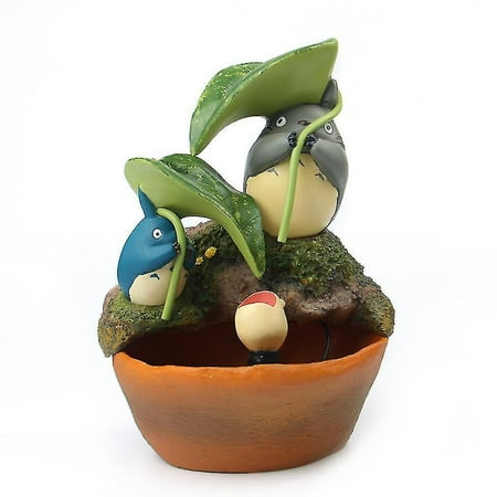Totoro Mini Figure Landscaping Toy Miyazaki Resin Humidifier Ornaments ...