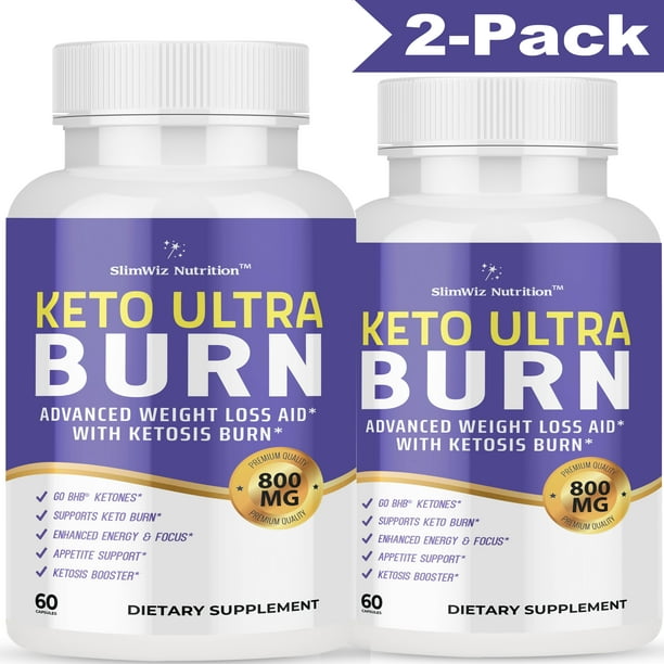 2 Pack Keto Ultra Burn Keto Fat Burner For Women Men Keto Bhb Pills