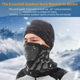 Winter Neck Gaiter, 2Pack Breathable Neck Warmer, Windproof Neck Mask,Face Cover, Neck Gators ...