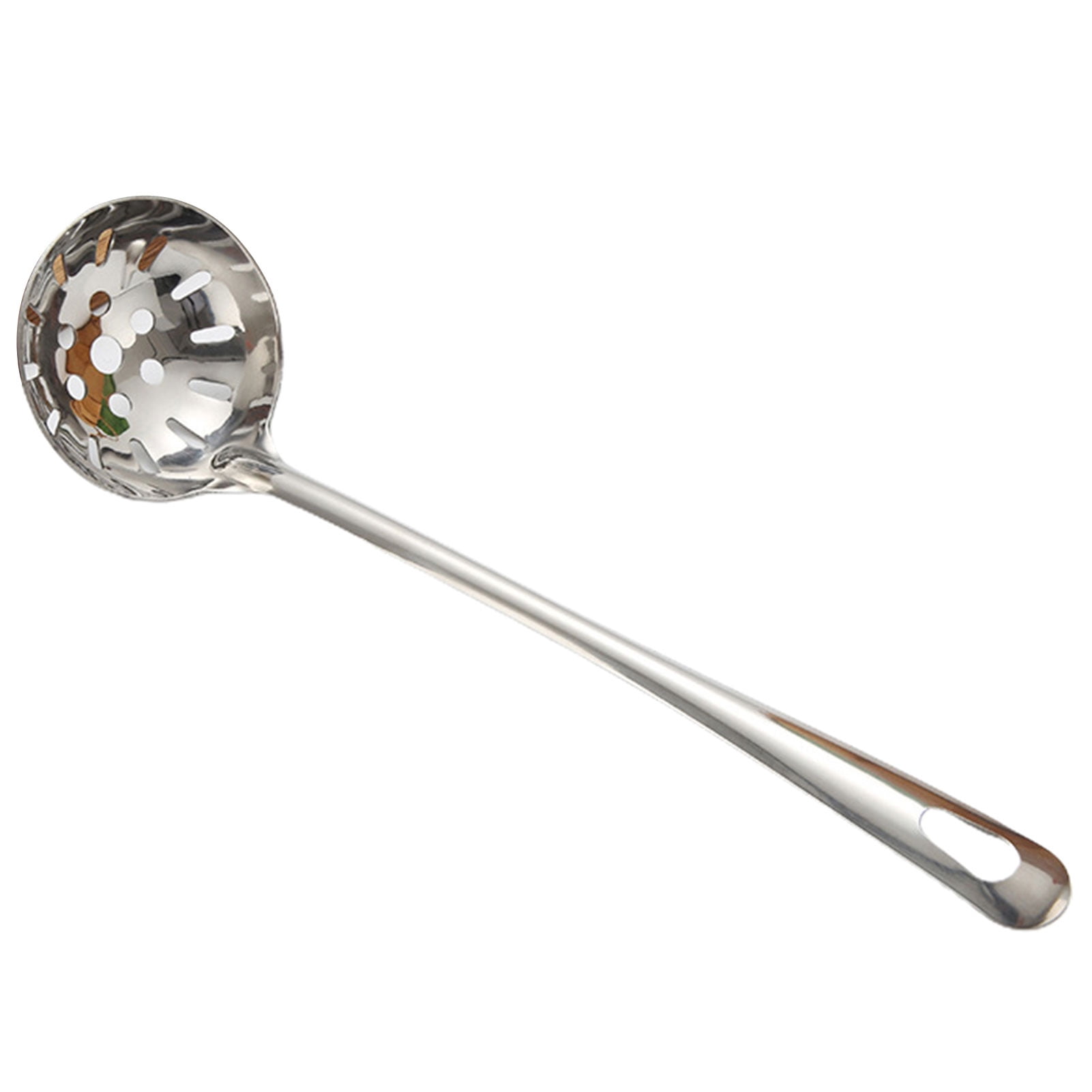 Farfi Colander Soup Spoon Anti-scalding Long Handle Thick Stainless ...