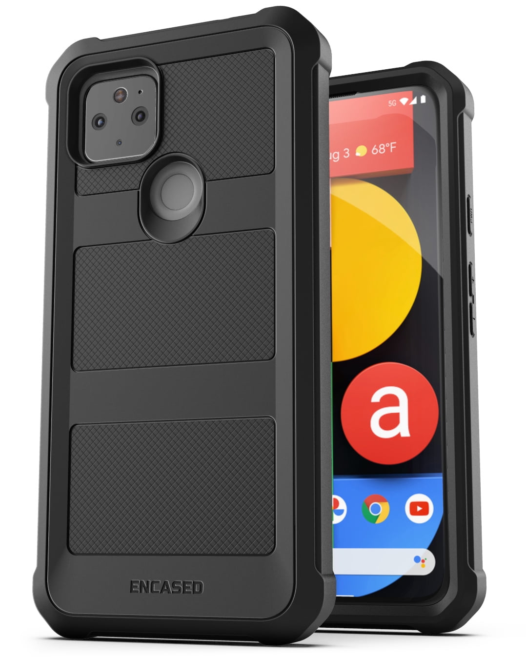 Encased Falcon Armor for Pixel 5a 5G Case, Protective Rugged Full Body ...