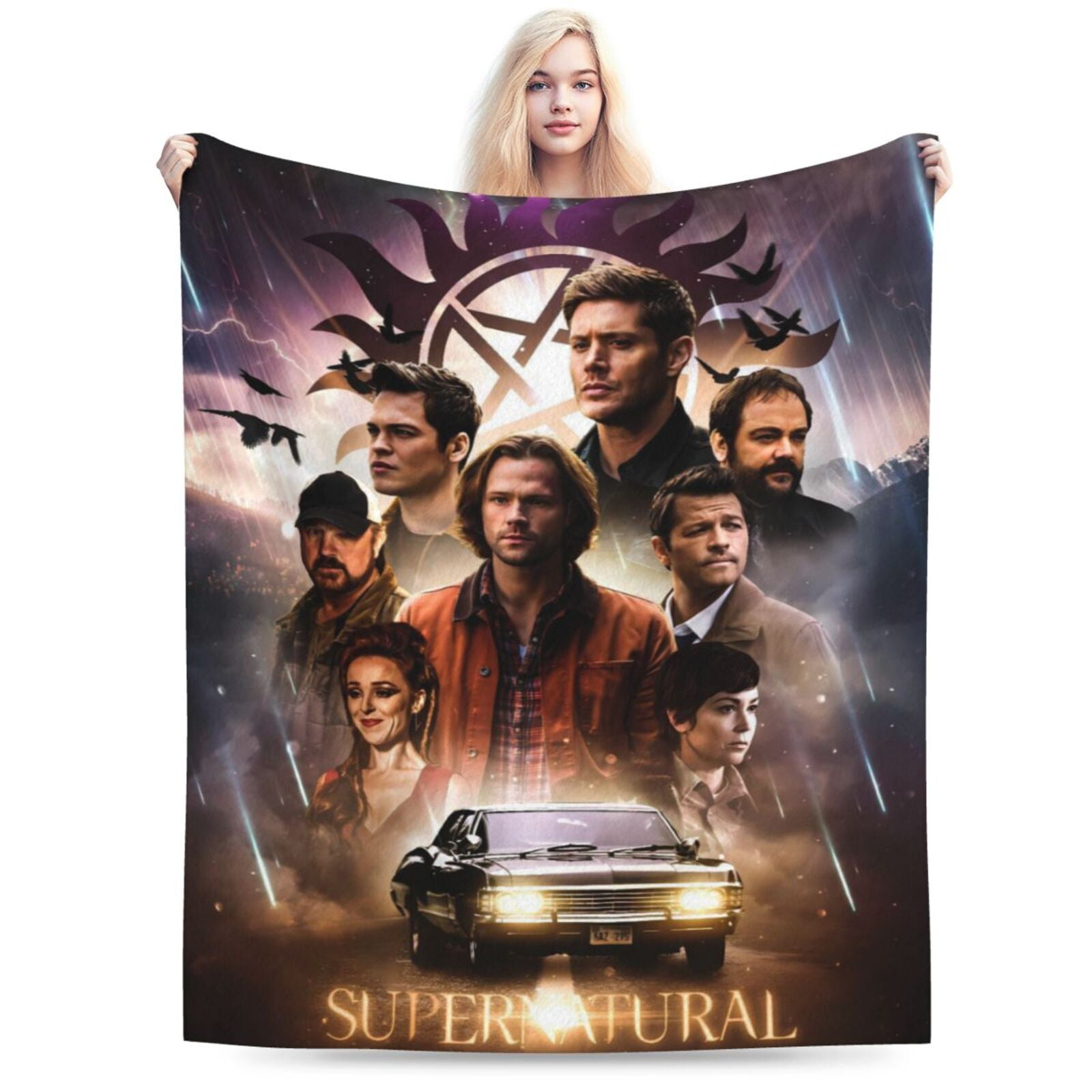 Click here for Blingdills Soft Flannel Fleece Blanket Supernatura... prices