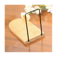 Wooden Bookends for Shelves, Pair with Sturdy Metal Base, Decorative L ...