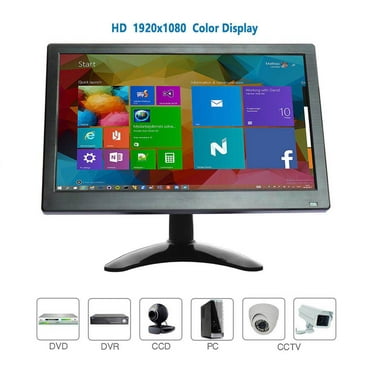 LESOWN FHD 1024x600 7-inch Small LCD Car Monitor IPS Secondary Display ...