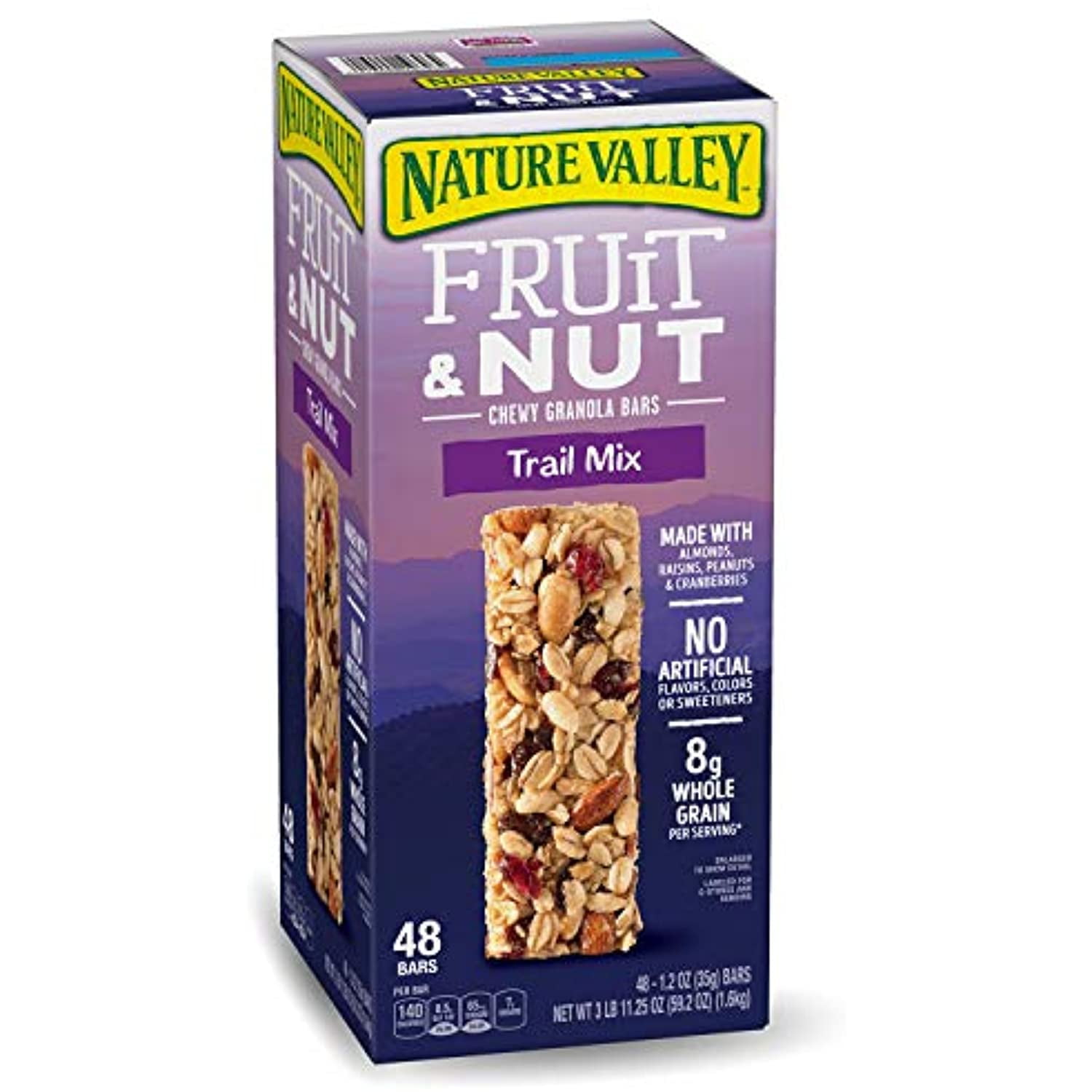 Nature Valley Fruit & Nut Chewy Trail Mix Granola Bars (48 ct.) (pack ...