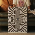 Affixzi Psychedelic Third Eye Poster, 70s Optical Illusion Art Print ...