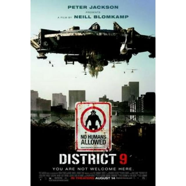 District 9 Movie poster Metal Sign Art Print 8x12 Unframed, Age: Adults ...
