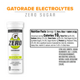 Gatorade Zero Sugar Free Lemon Lime Tablets, 80 Count, Healthy Sports ...