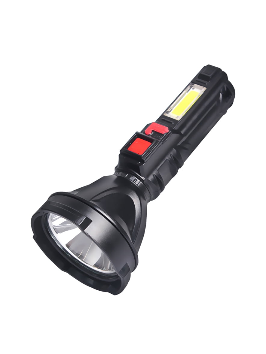 Gravity Trading Super Bright Portable Flashlight w/ Side lamp USB ...