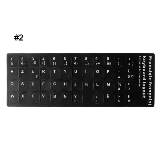 Keyboard Stickers Button Letters Alphabet Super Durable for PC Multi ...